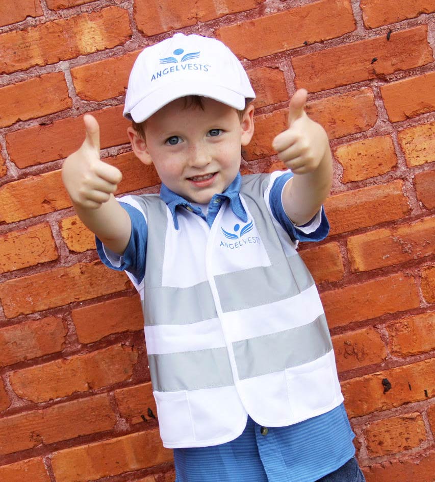 Angel Vests - White Reflective Safety Vests for Children, Adults & Pets